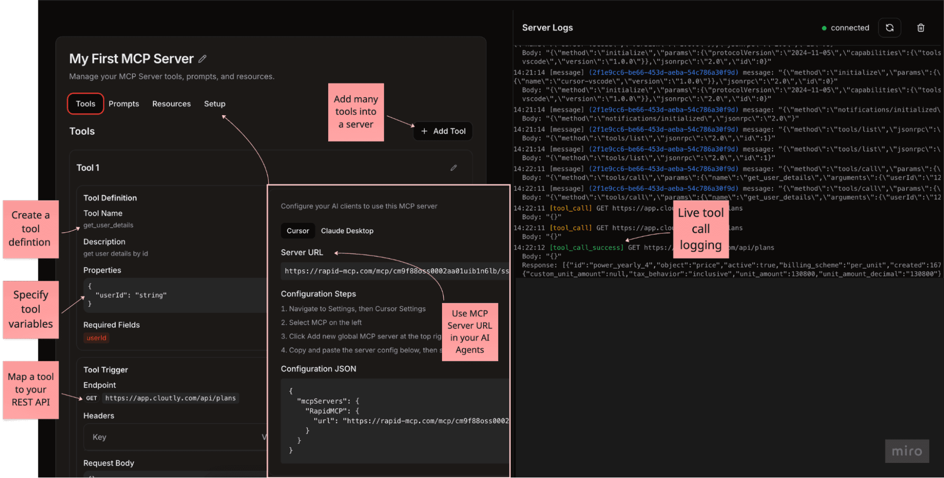 RapidMCP: Convert your REST API into an MCP Server in minutes!